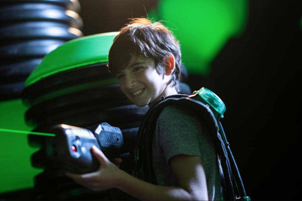 Exciting Laser Tag Arena at Laser Bounce Fun Center, NY