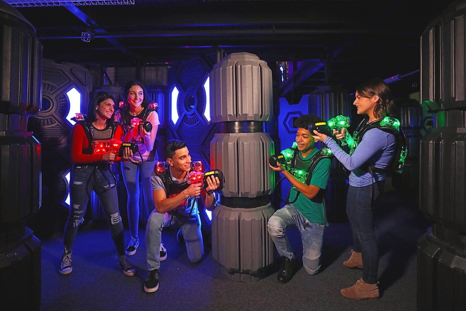 Laser Tag Arena | Attractions | Laser Bounce Fun Center - Queens, NY